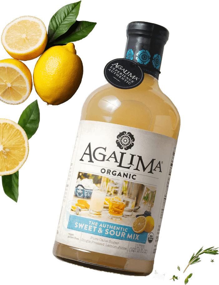 Organic Sweet and Sour Mix | Authentic Cocktail Mixers – agalima